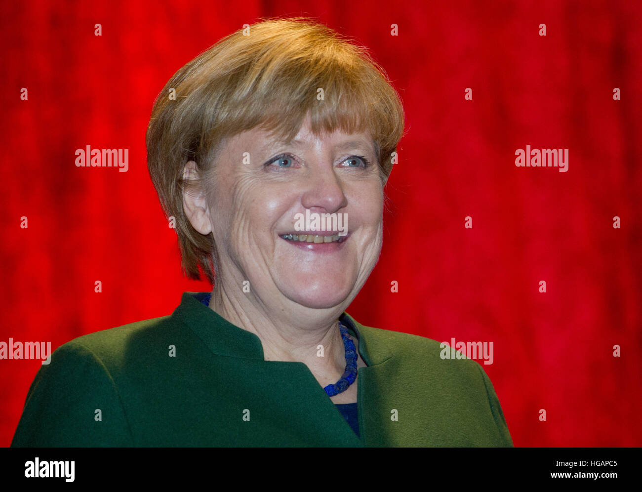 Trinwillershagen, Germany. 6th Jan, 2017. German Chancellor Angela ...