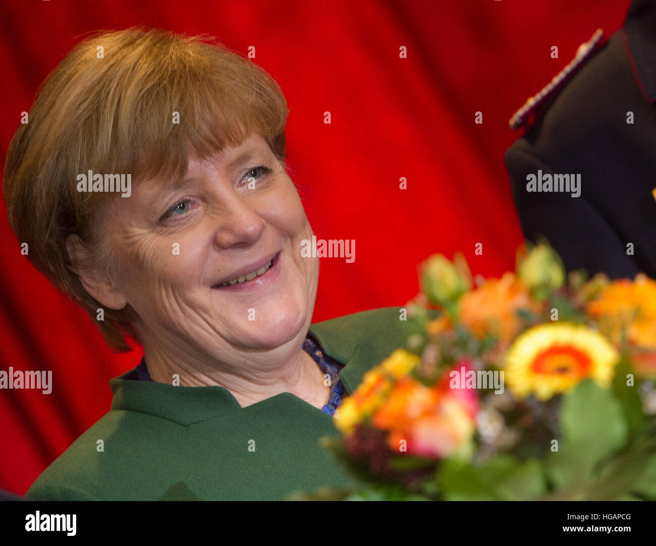 Trinwillershagen, Germany. 6th Jan, 2017. German Chancellor Angela ...