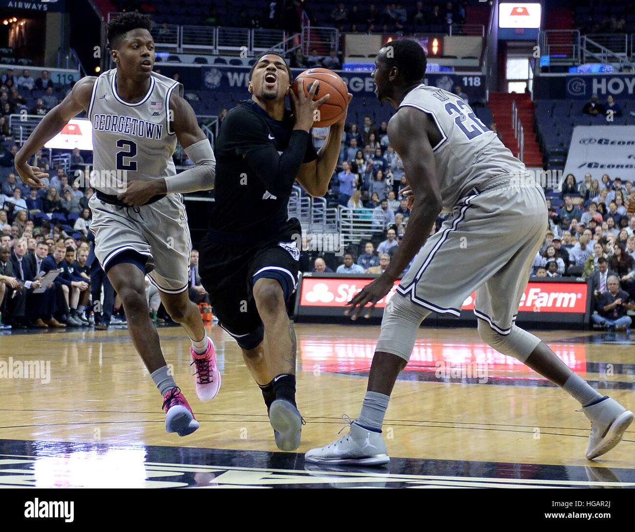 Washington, DC, USA. 7th Jan, 2017. 20170107 - Butler guard KETHAN ...