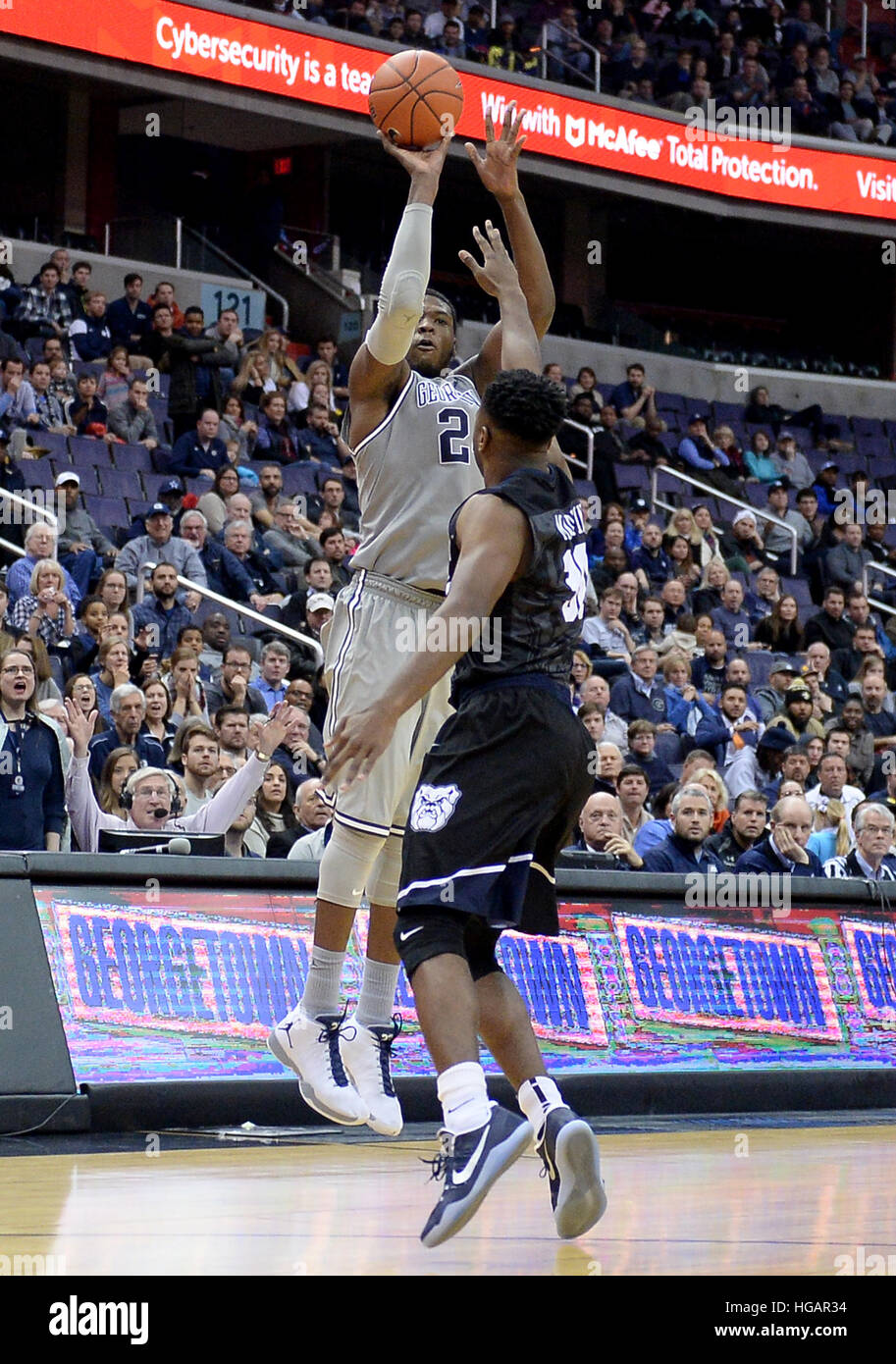 Washington, DC, USA. 7th Jan, 2017. 20170107 - Georgetown forward ...