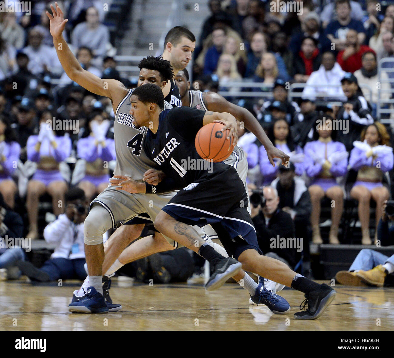 Washington, DC, USA. 7th Jan, 2017. 20170107 - Butler guard KETHAN ...