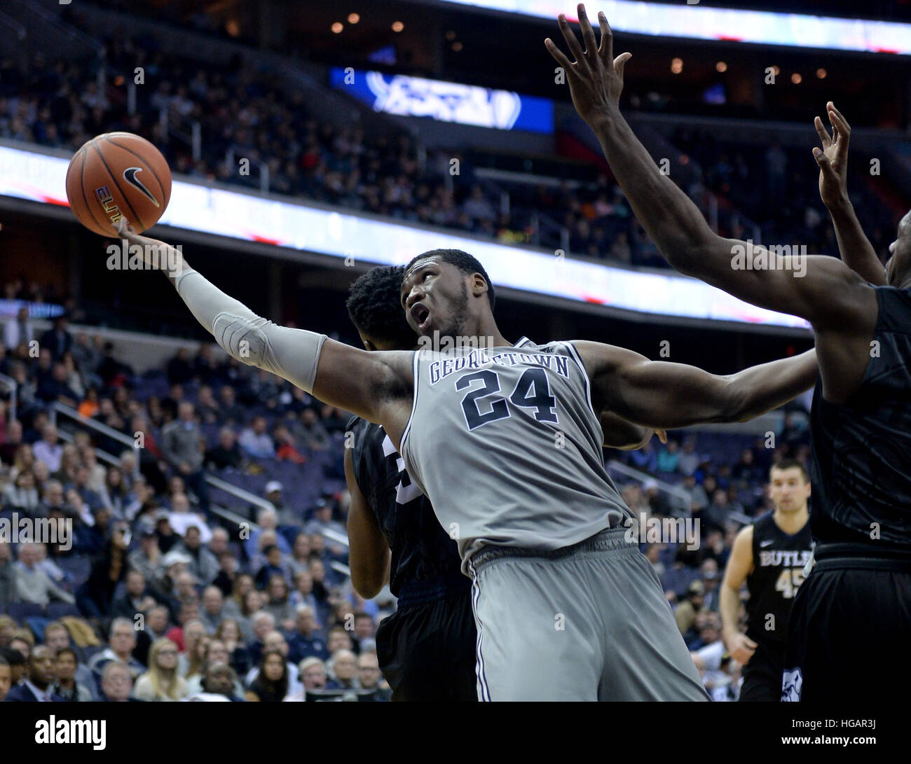 Washington, DC, USA. 7th Jan, 2017. 20170107 - Georgetown forward ...
