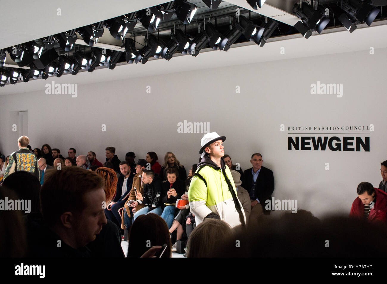 London, United Kingdom. 6th January, 2017. Models present designer Liam ...