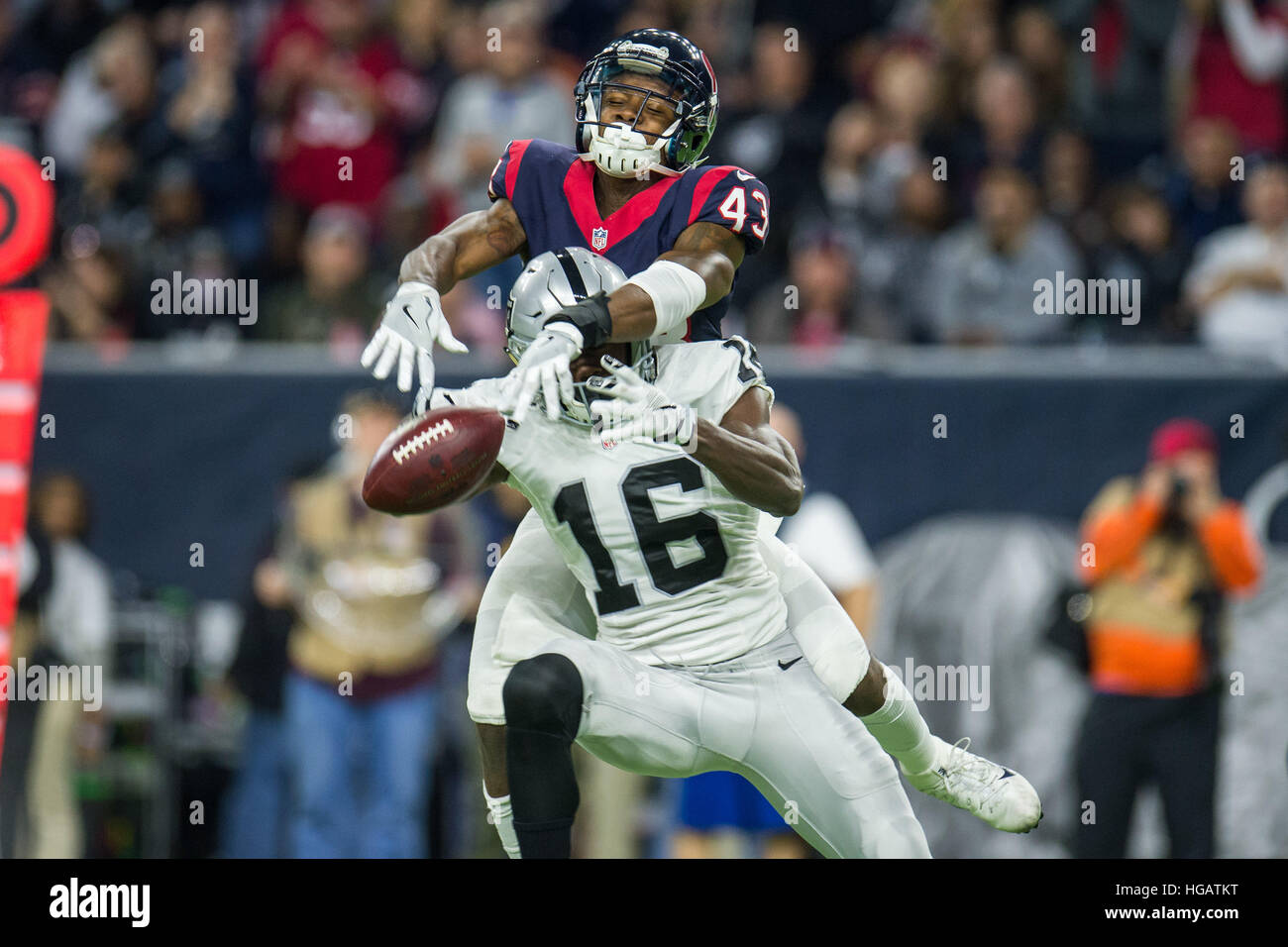 Houston, Texas, USA. 7th Jan, 2017. Houston Texans strong safety Corey ...
