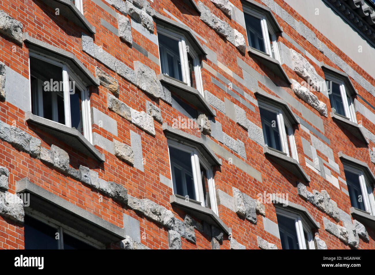 Old building facade. Vintage style building facade Stock Photo - Alamy
