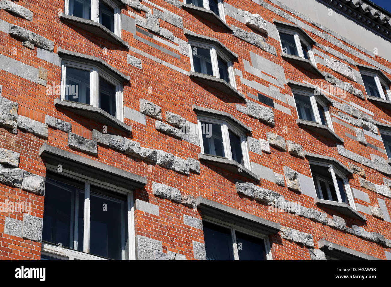 Old building facade. Vintage style building facade Stock Photo - Alamy