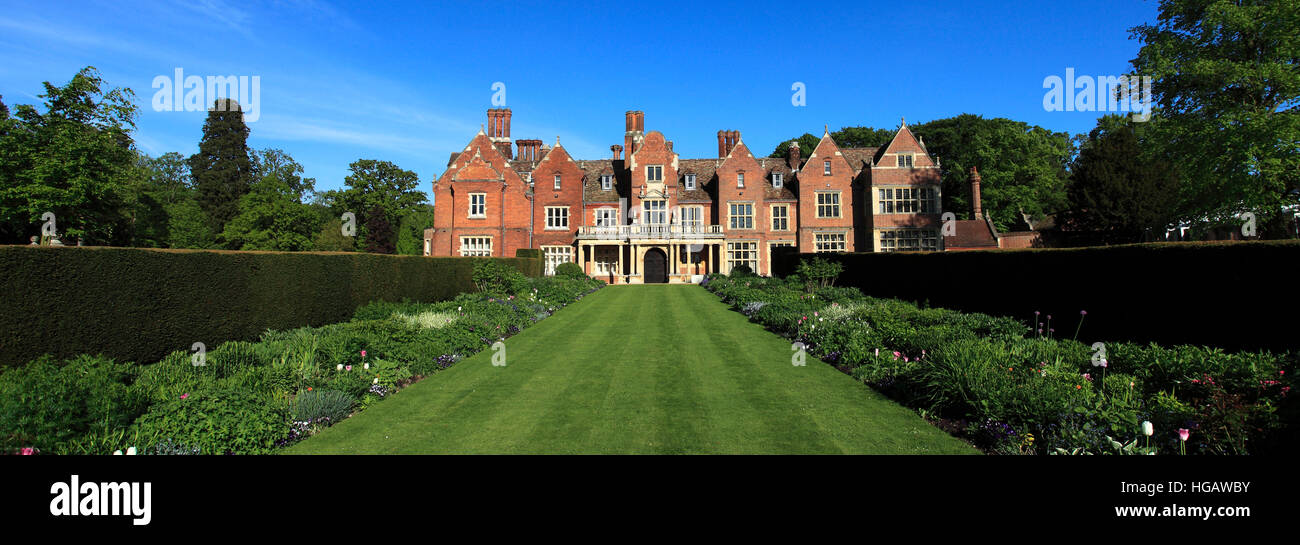 Longstowe Hall, Cambridgeshire; England, UK Stock Photo - Alamy