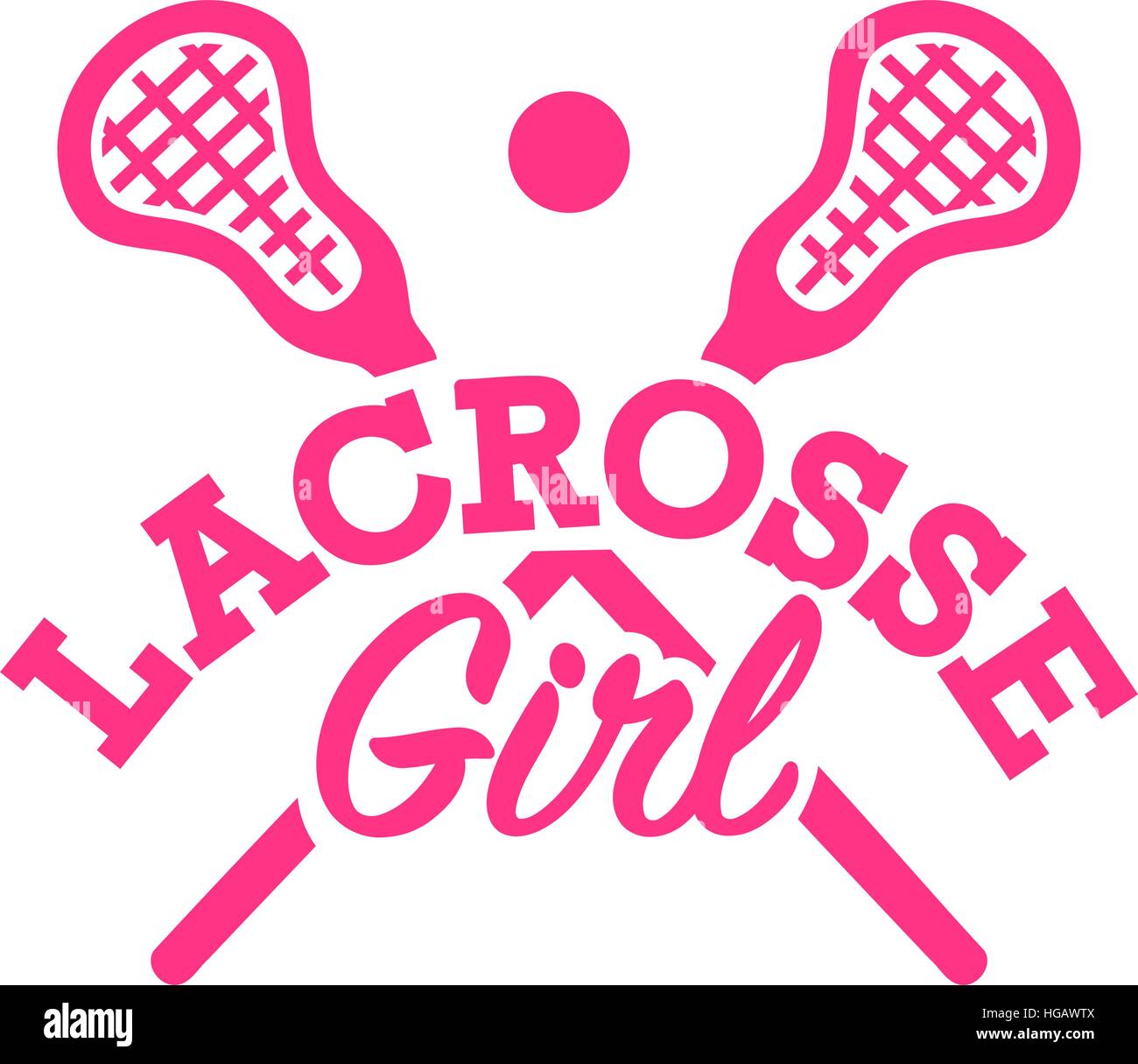 Girls Lacrosse Logo