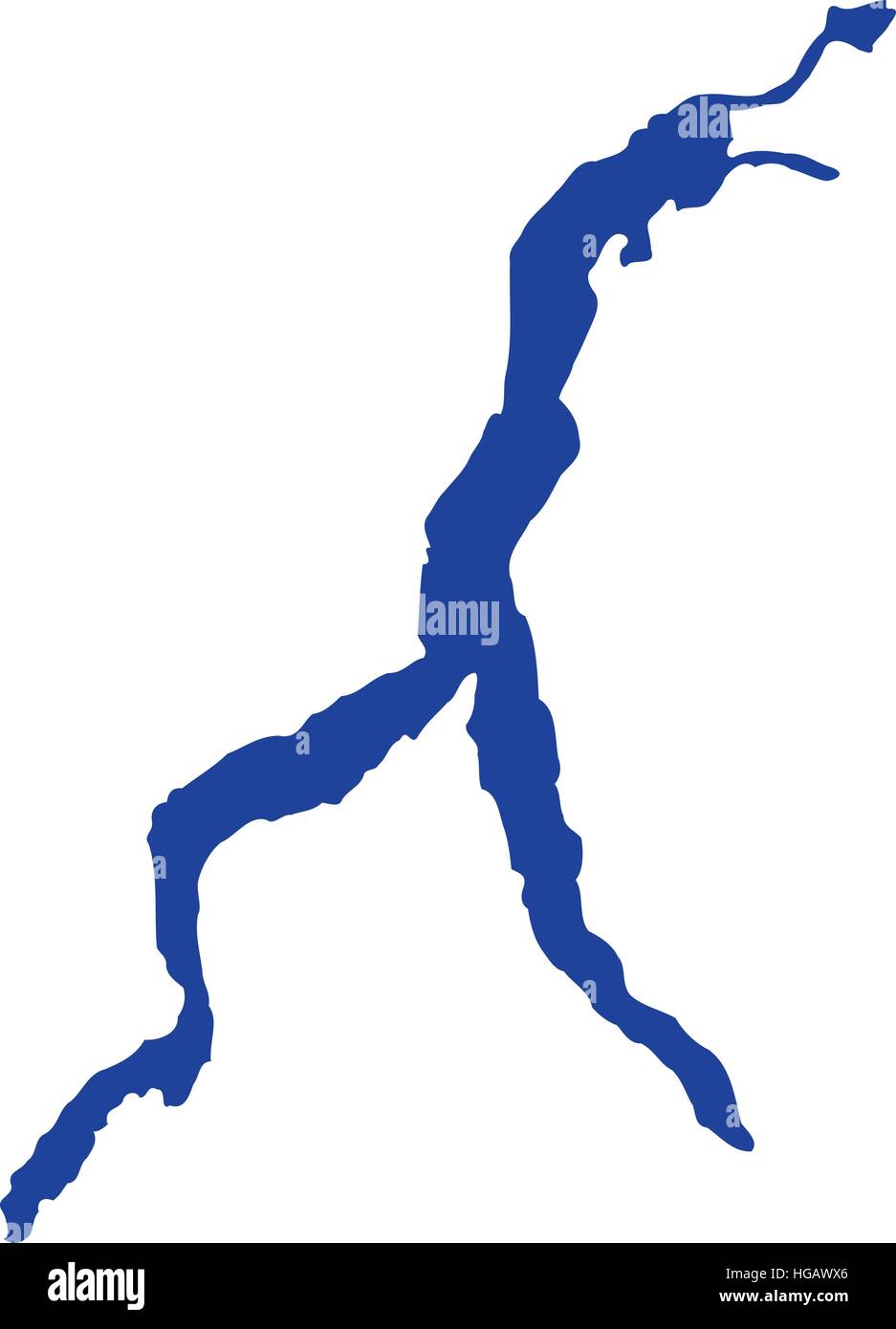 Lago di como map hi-res stock photography and images - Alamy