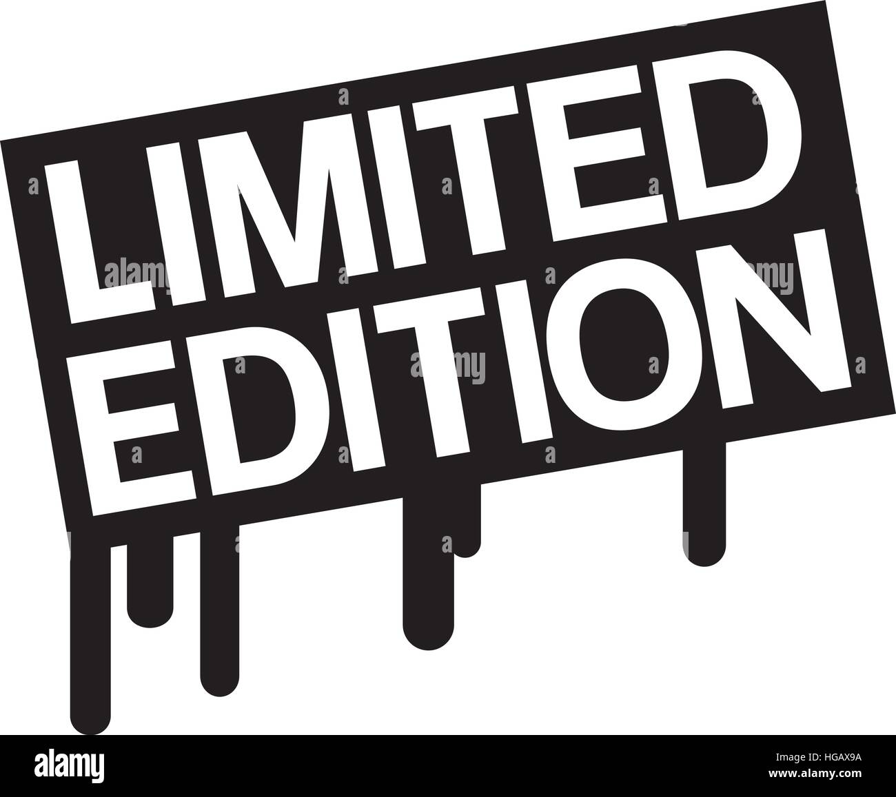 Limited edition grunge style Stock Vector Image & Art - Alamy