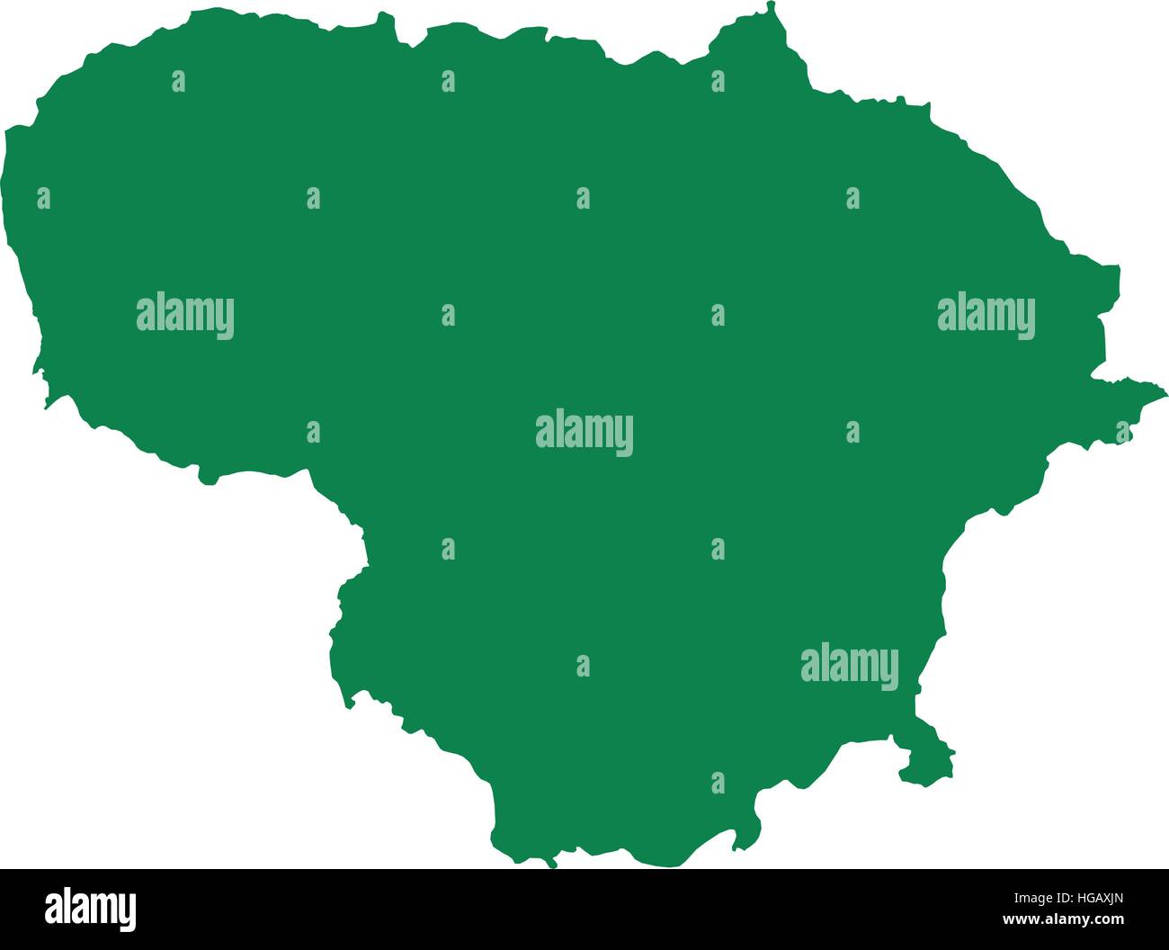 Lithuania map Stock Vector Images - Alamy