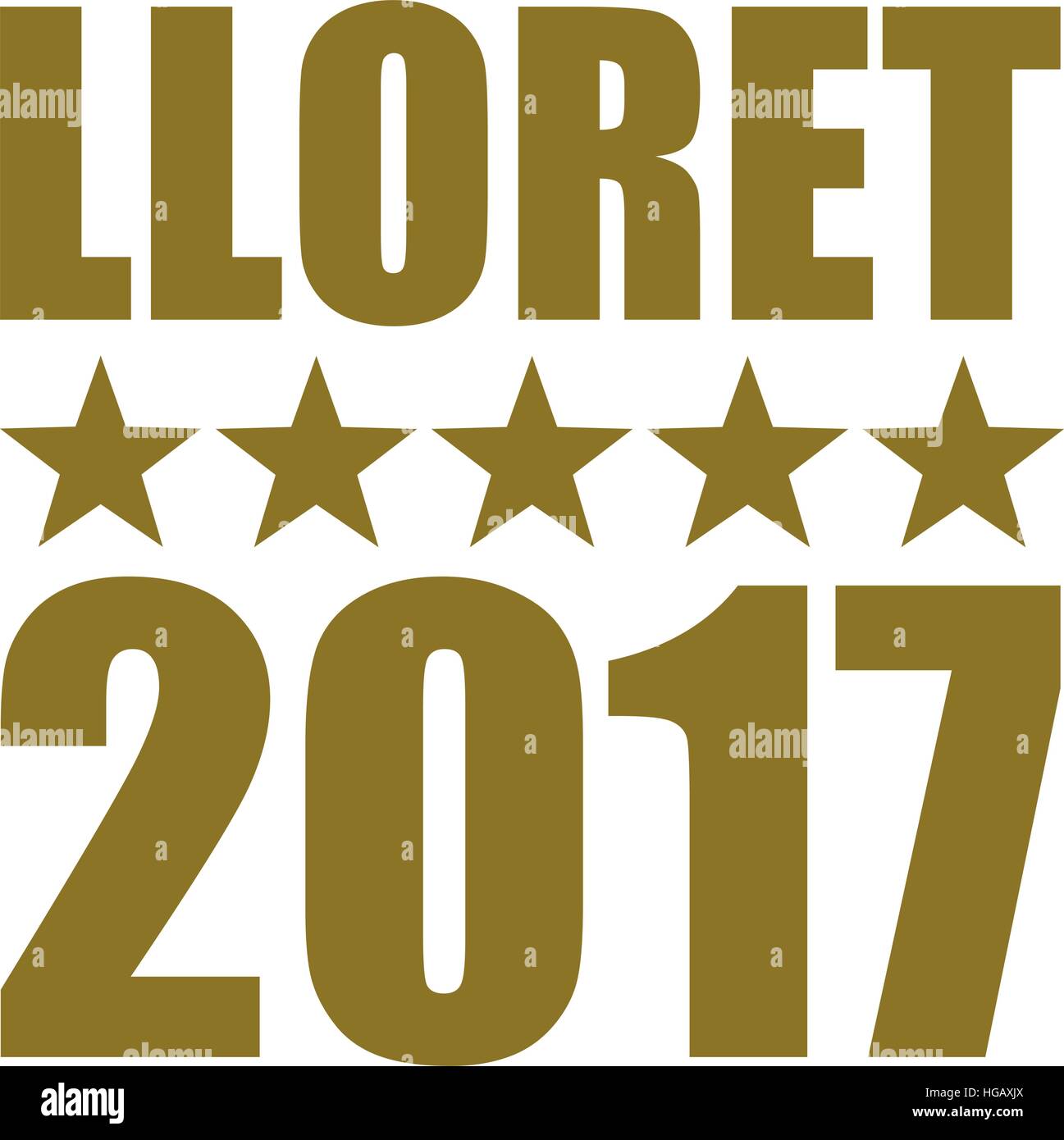 Lloret de mar beach Stock Vector Images - Alamy