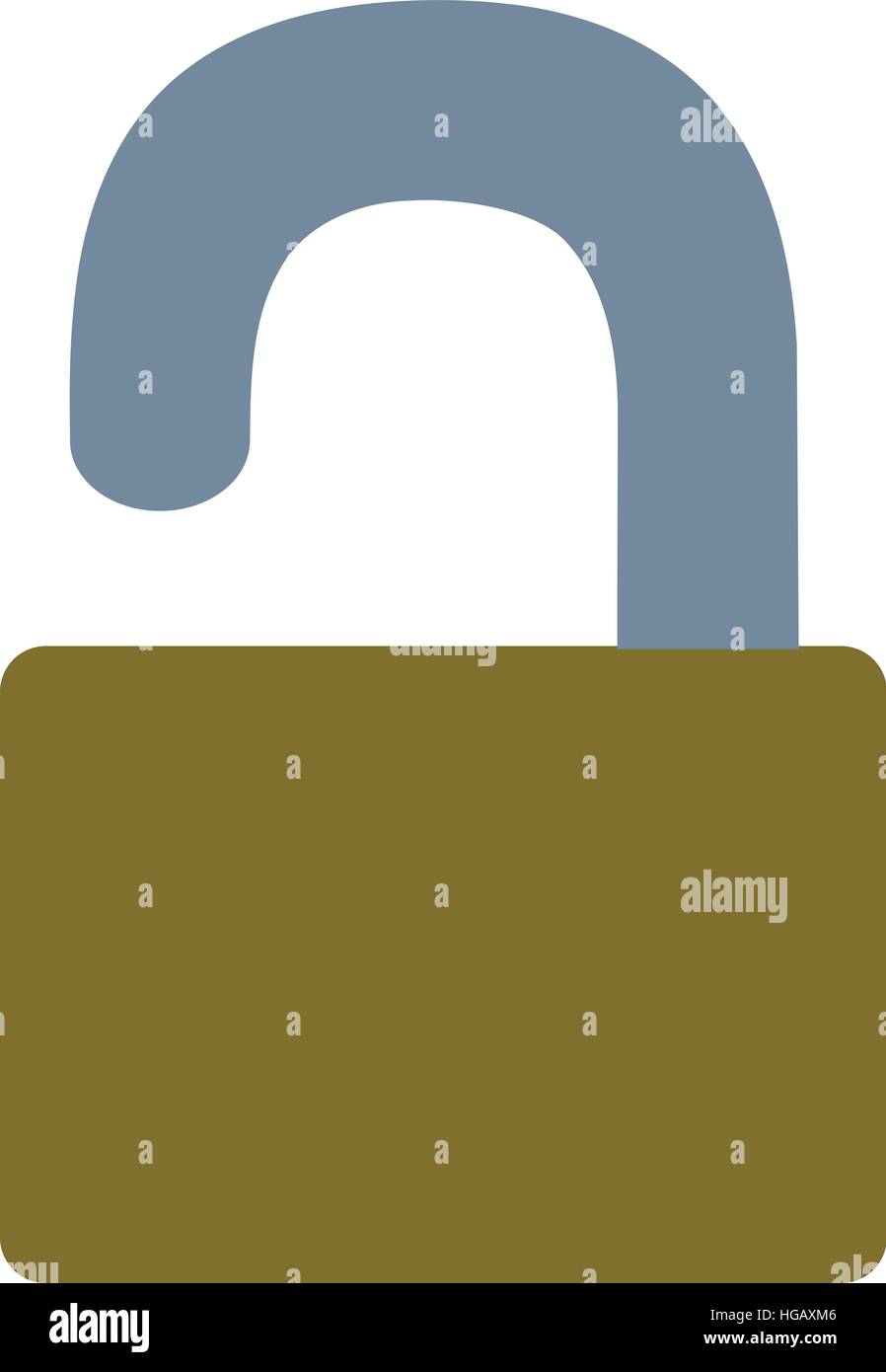 Paste Icon Award Golden Lock