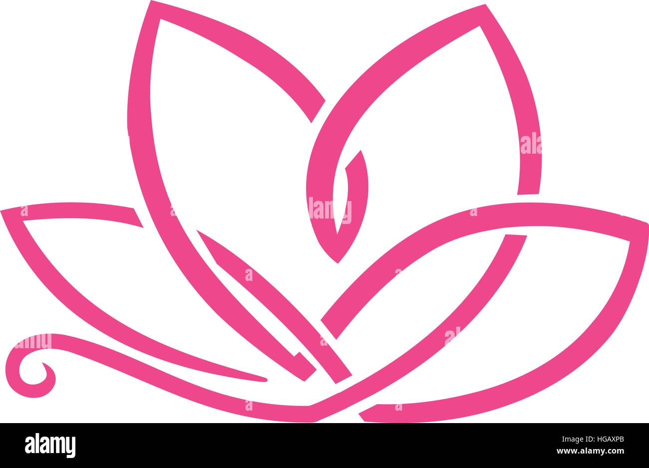 Abstract lotus flower Stock Vector Image & Art - Alamy