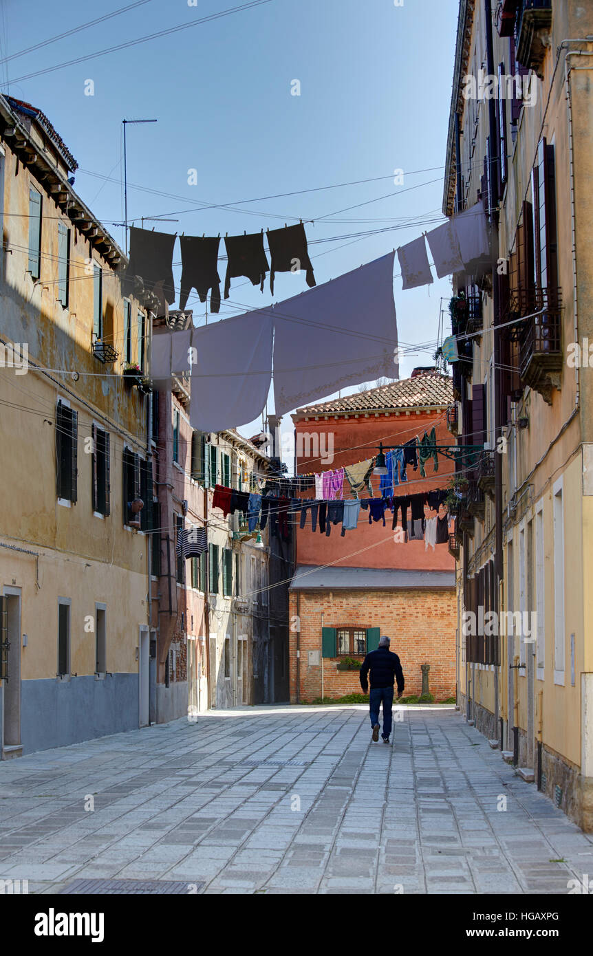 Castello district washing drying hi-res stock photography and images ...