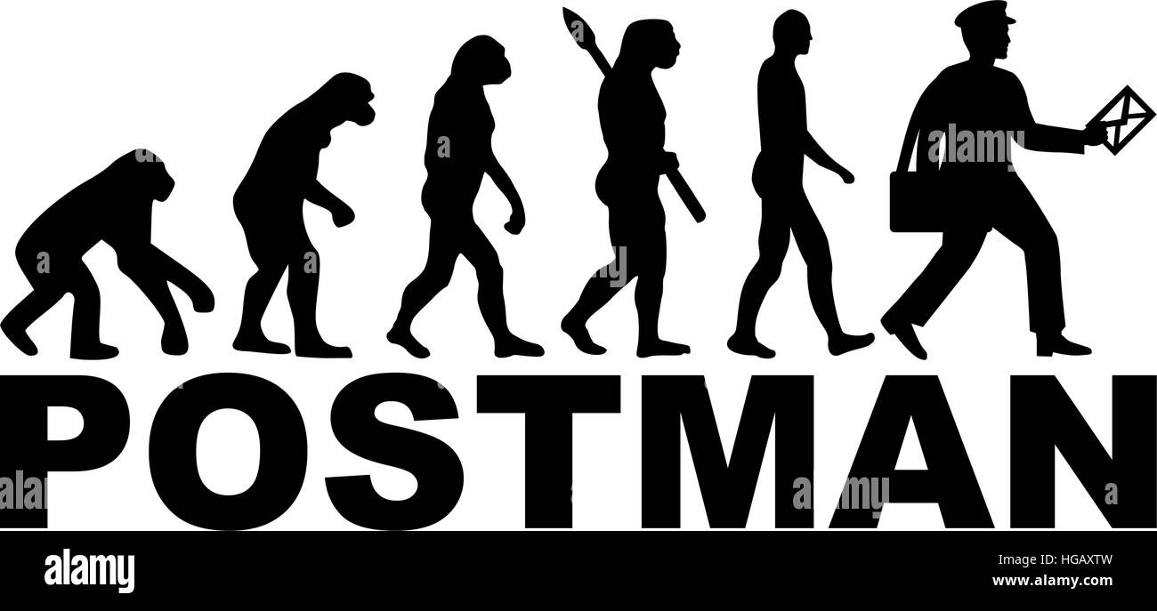 The postman logo Stock Vector Images - Alamy