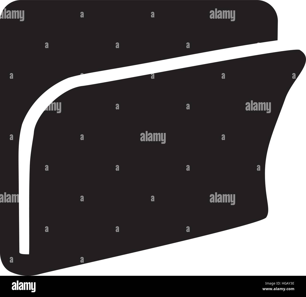 Map folder icon Stock Vector Image & Art - Alamy