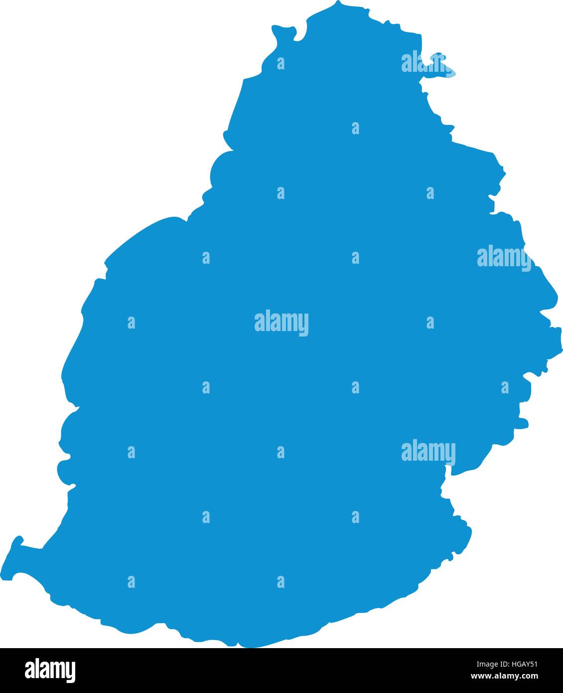 Mauritius map hi-res stock photography and images - Alamy