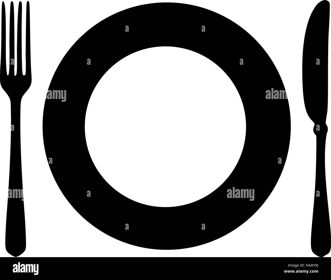 Table setting Stock Vector Images - Alamy