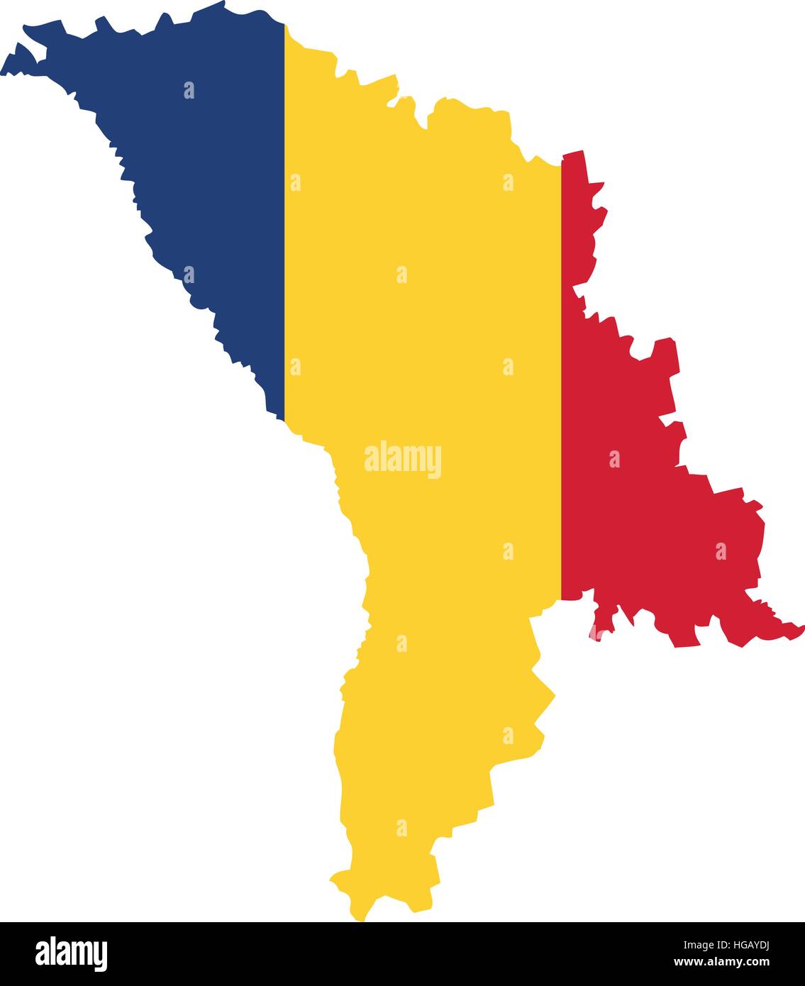 Moldova map with flag Stock Vector Image & Art - Alamy