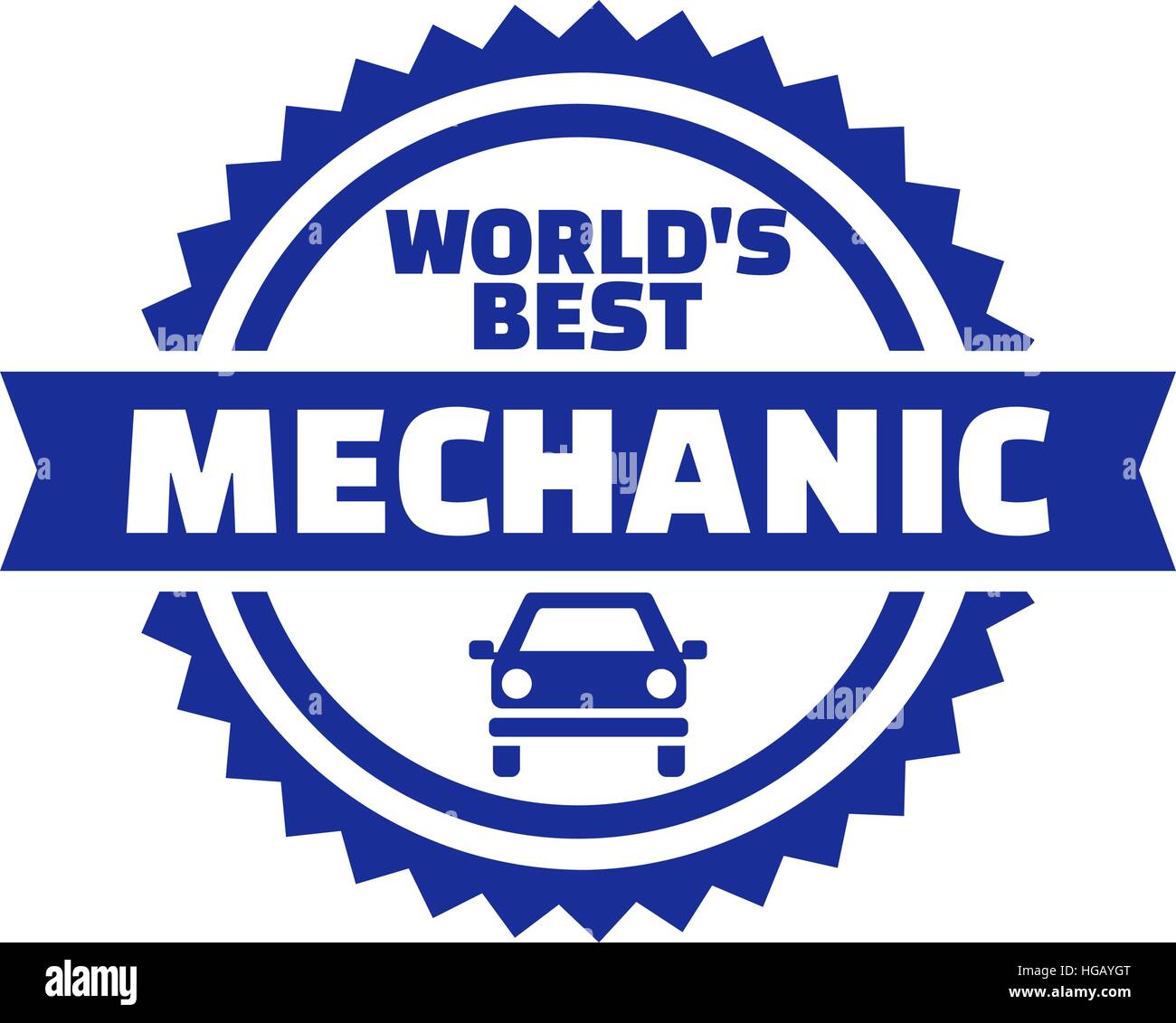 World's best motor mechanic button Stock Vector Image & Art - Alamy