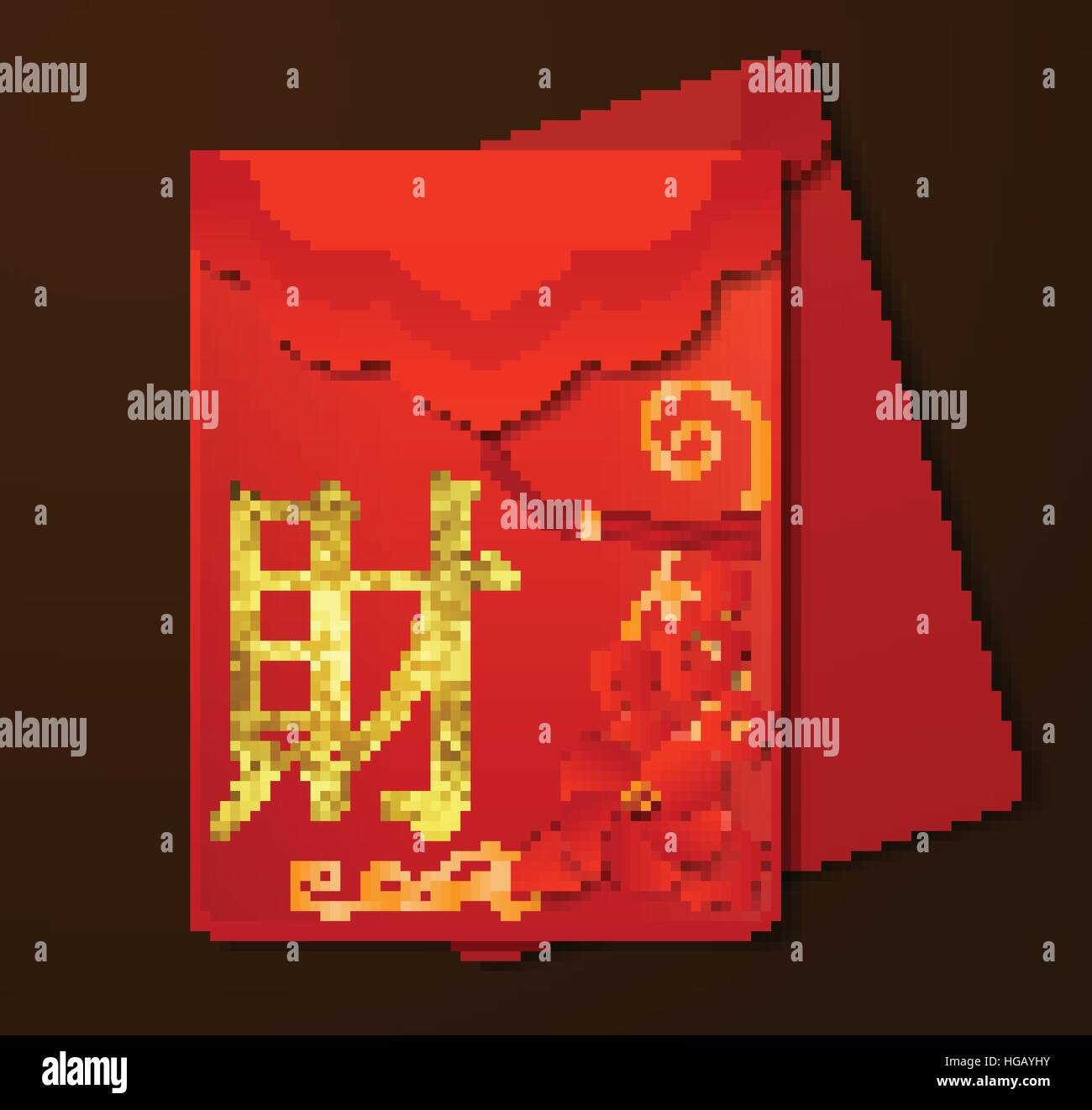 Chinese Red Envelopes Stock Vector Image & Art - Alamy