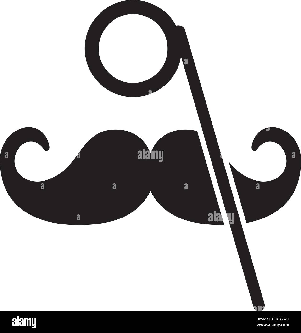 Monocle vector vectors Stock Vector Images - Alamy