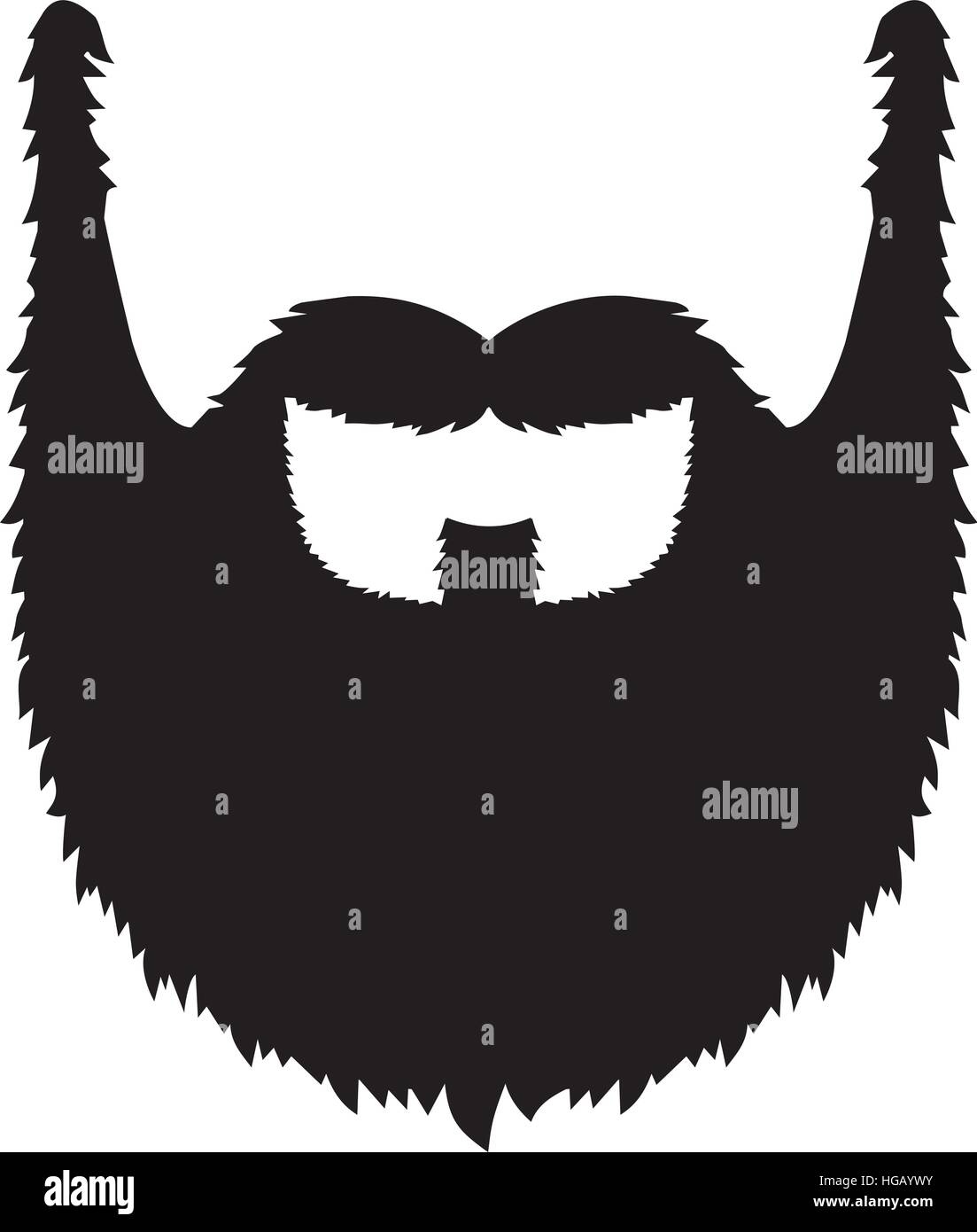 Classic full beard icon Stock Vector Image & Art - Alamy