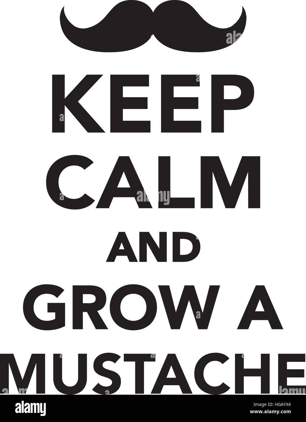 Grow a mustache hi-res stock photography and images - Alamy