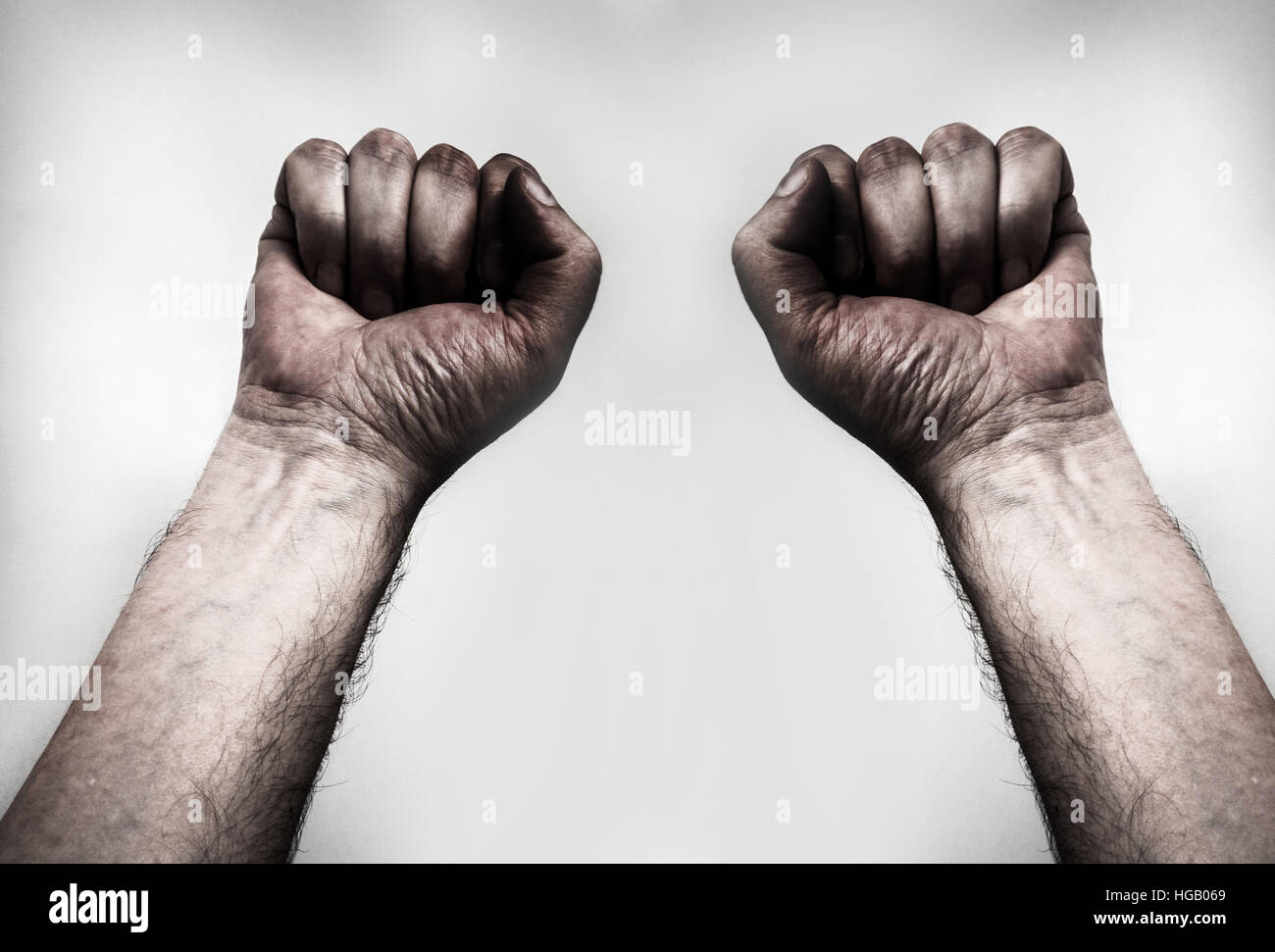 Rude gesture fist hi-res stock photography and images - Alamy
