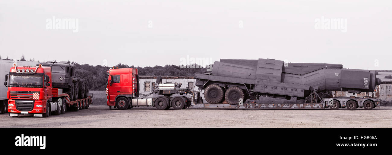 the heavy line-haulers Stock Photo - Alamy