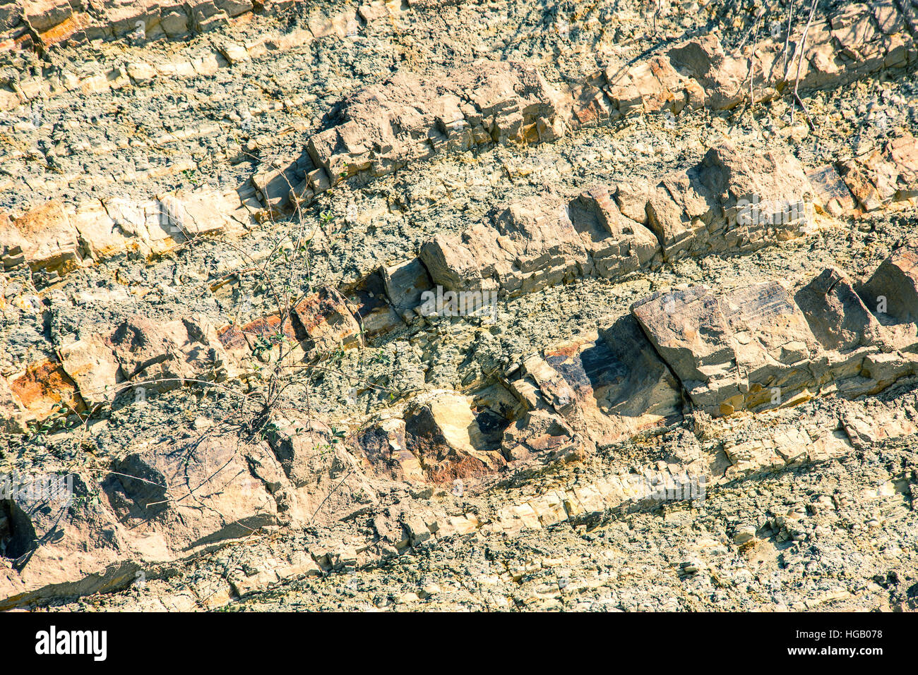 old geological material Stock Photo - Alamy