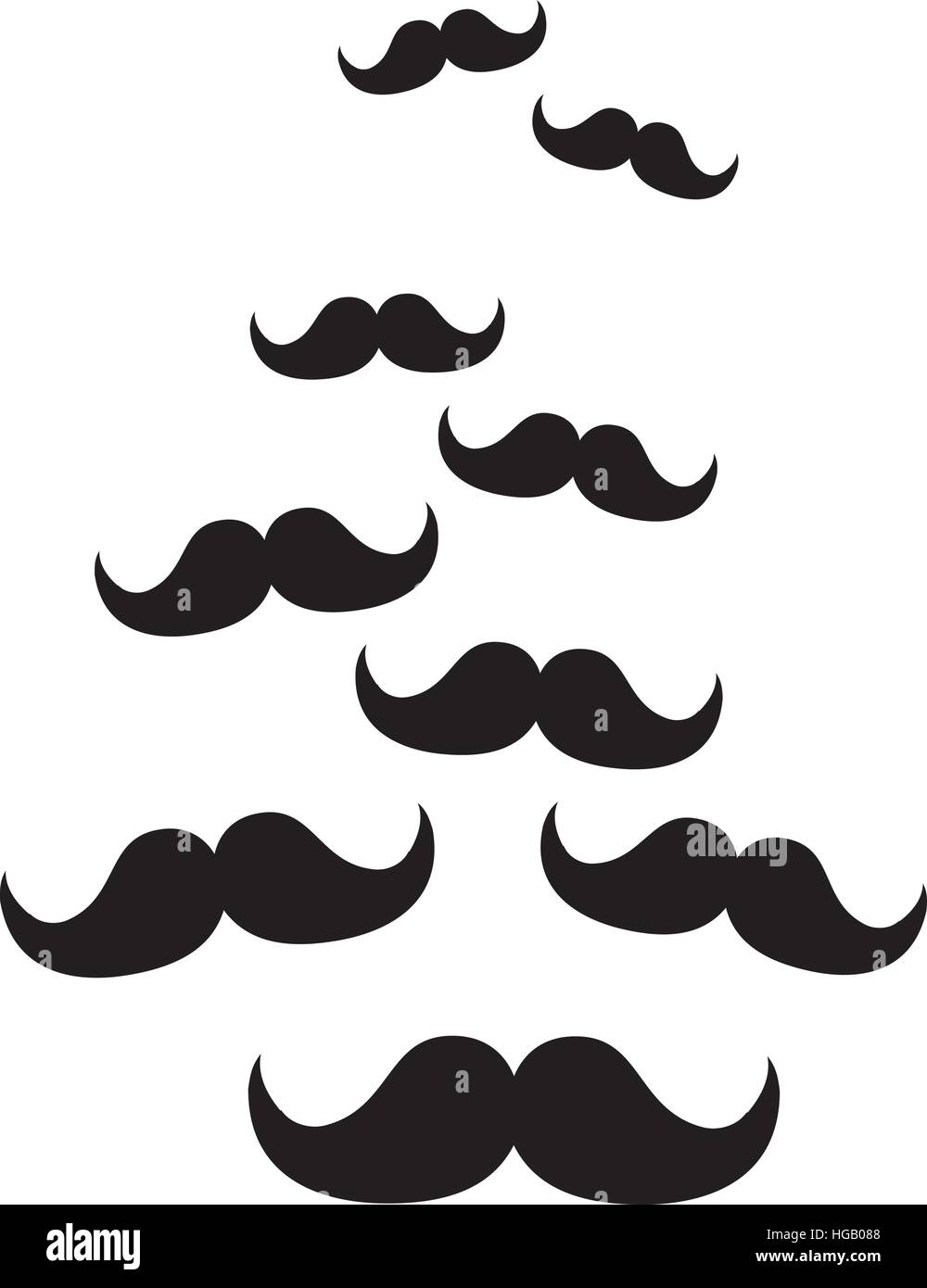 Flying mustache background Stock Vector Image & Art - Alamy