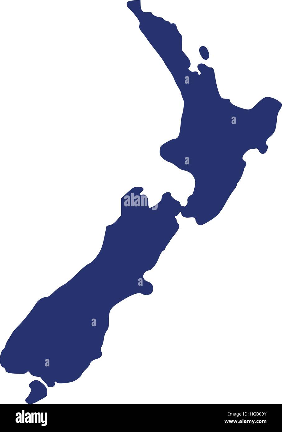 New Zealand map Stock Vector Image & Art - Alamy