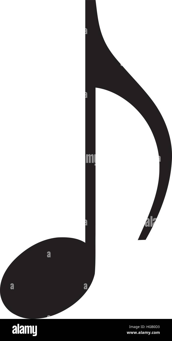 Music note icon Stock Vector Image & Art - Alamy