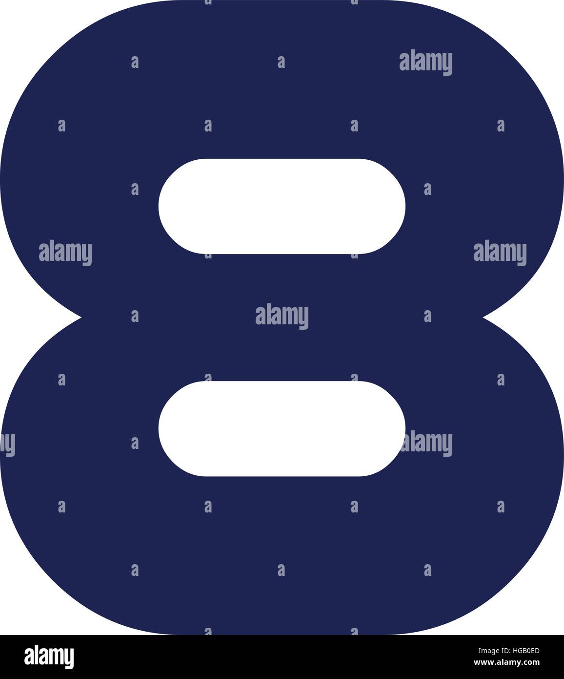 Digit 8 Stock Vector Images - Alamy