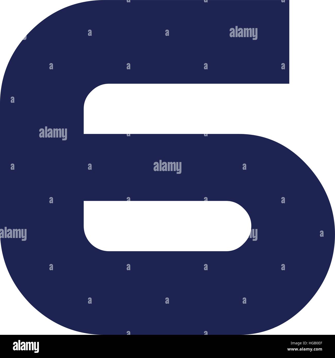 Digit 6 Stock Vector Images - Alamy