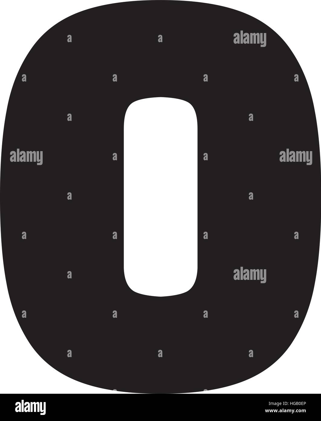 Zero number digits Stock Vector Image & Art - Alamy