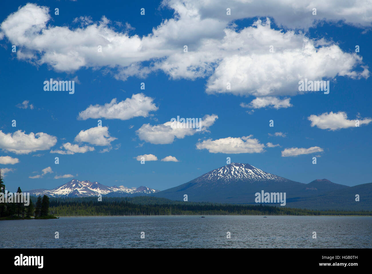 Crane Prairie Reservoir, Cascade Lakes National Scenic Byway, Deschutes ...