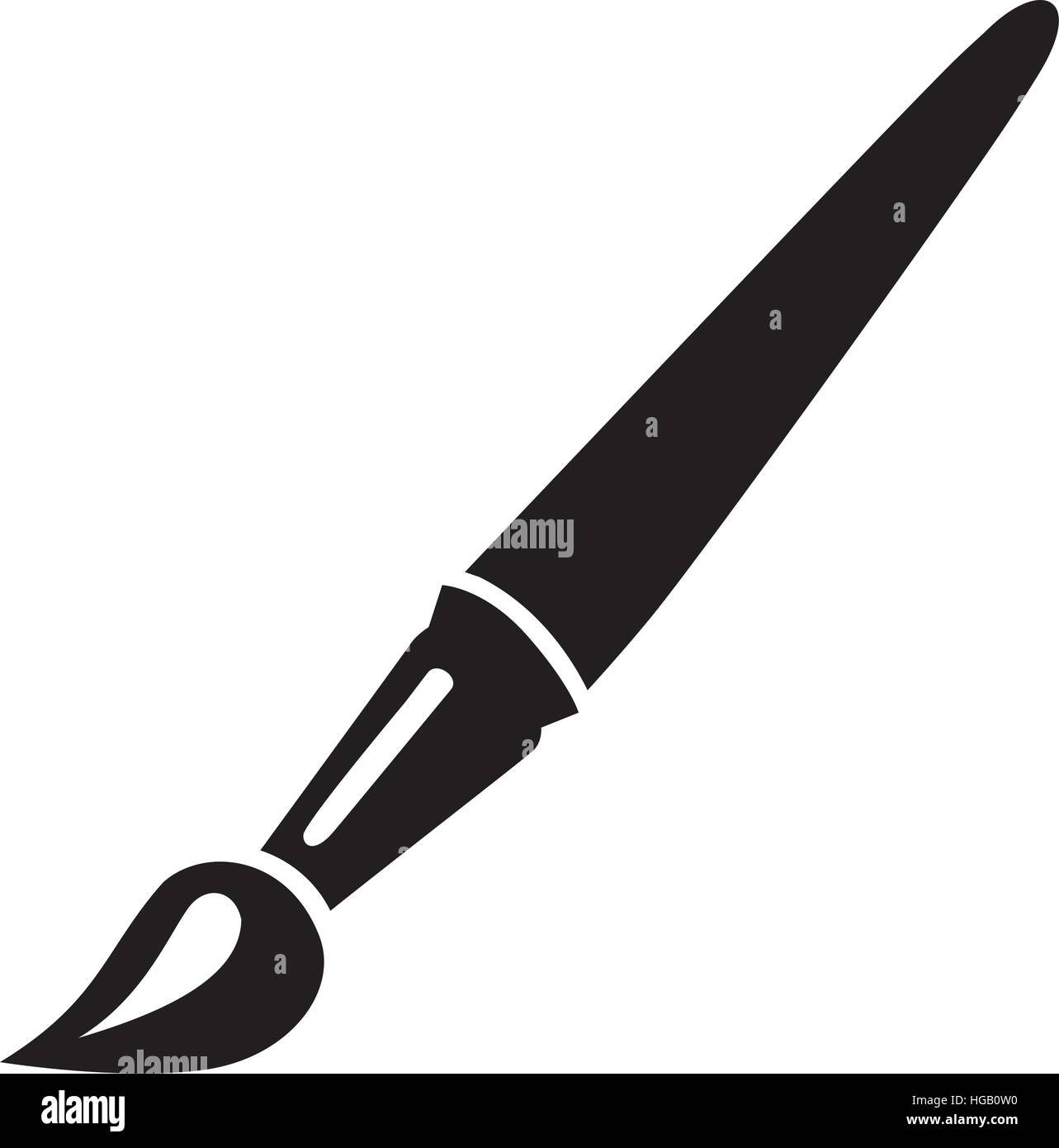 Brush symbol hi-res stock photography and images - Alamy