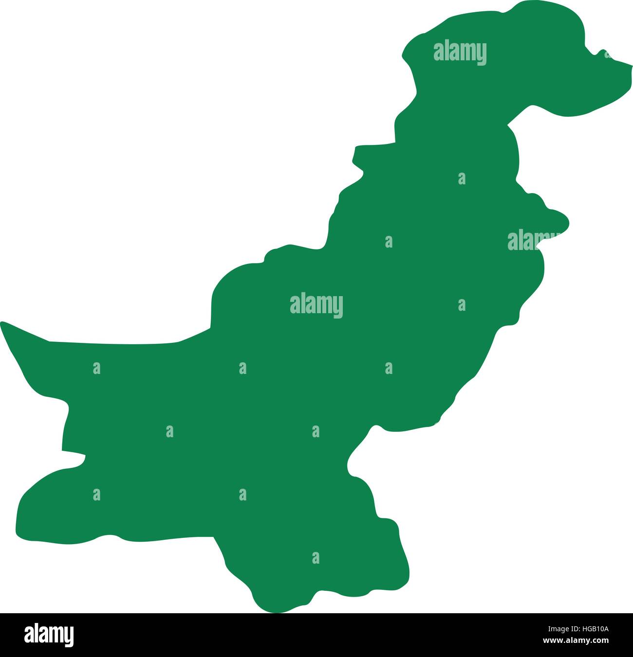 Pakistan cartography Stock Vector Images - Alamy