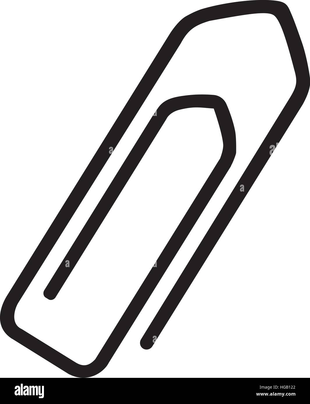 Paper clip vector Stock Vector Image & Art - Alamy