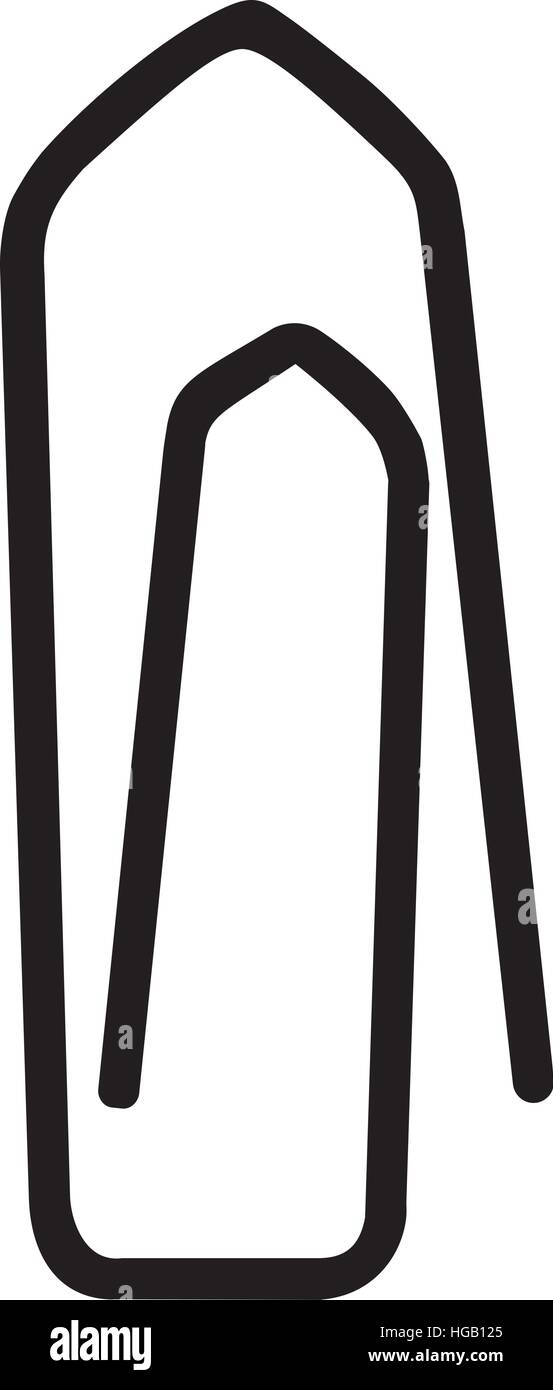 Bented paper clip Stock Vector Image & Art - Alamy