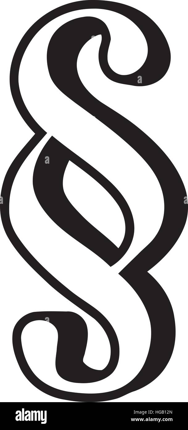 Paragraph symbol outlined Stock Vector Image & Art - Alamy