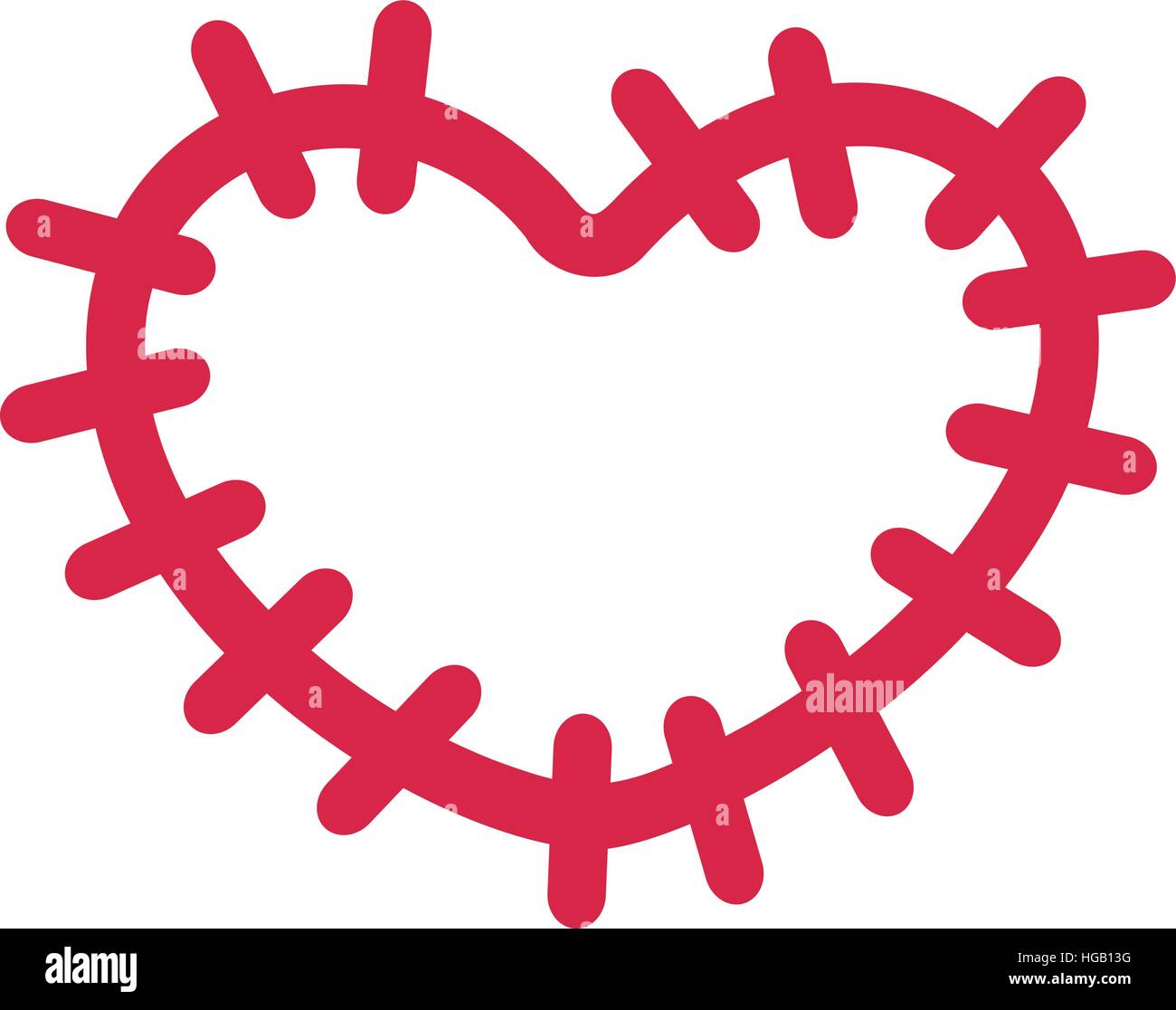 Stitches texture Stock Vector Images - Alamy