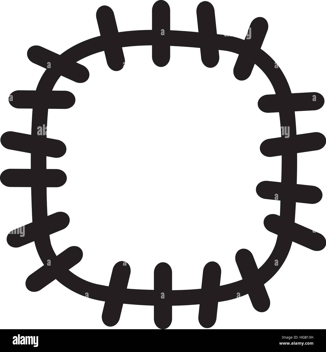 Stitches vector vectors hi-res stock photography and images - Alamy