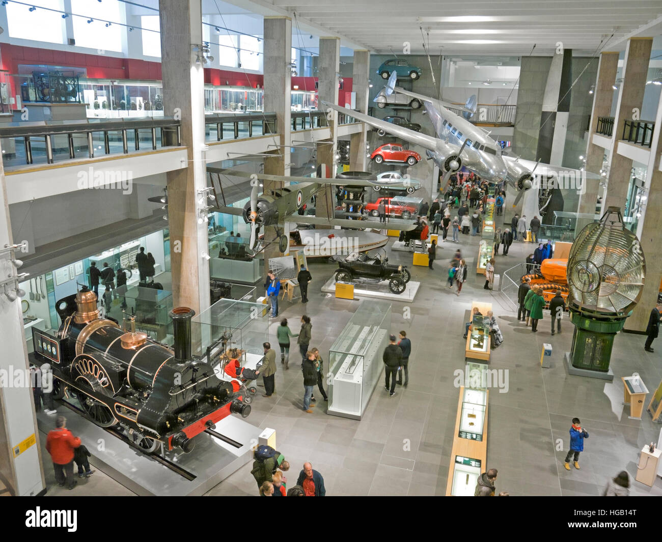 Making the modern world gallery, London Science museum Stock Photo - Alamy