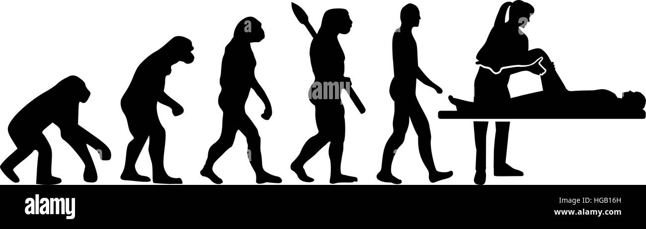 Physical evolution Stock Vector Images - Alamy