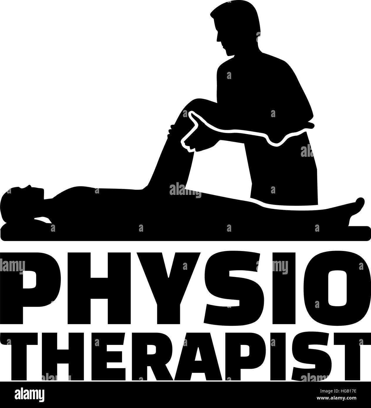 Physiotherapist vector vectors hi-res stock photography and images - Alamy