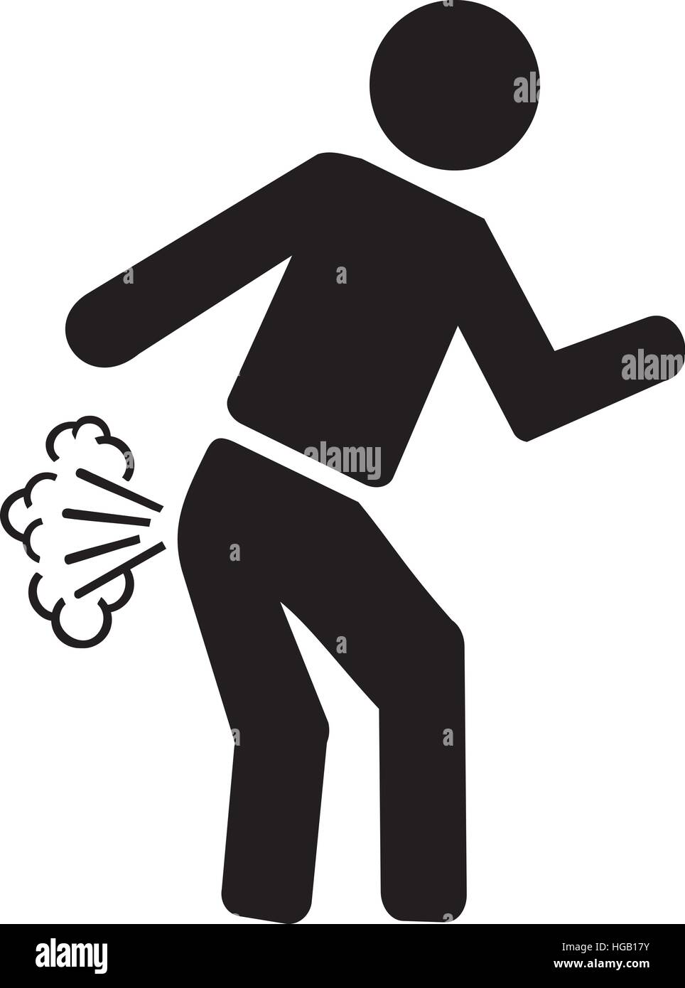 Fart icon vector vectors hi-res stock photography and images - Alamy
